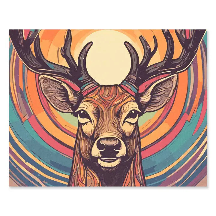"Buck Love” Art Print by Erth People – Moab Made